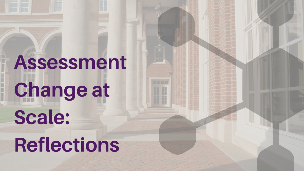 Assessment change at scale: Reflections – Lydia Arnold